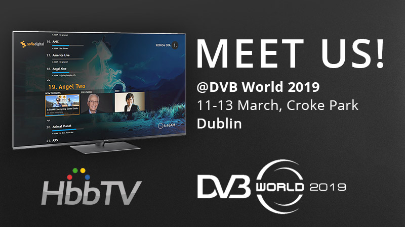 Sofia Digital joins DVB World 2019 - Sofia Digital