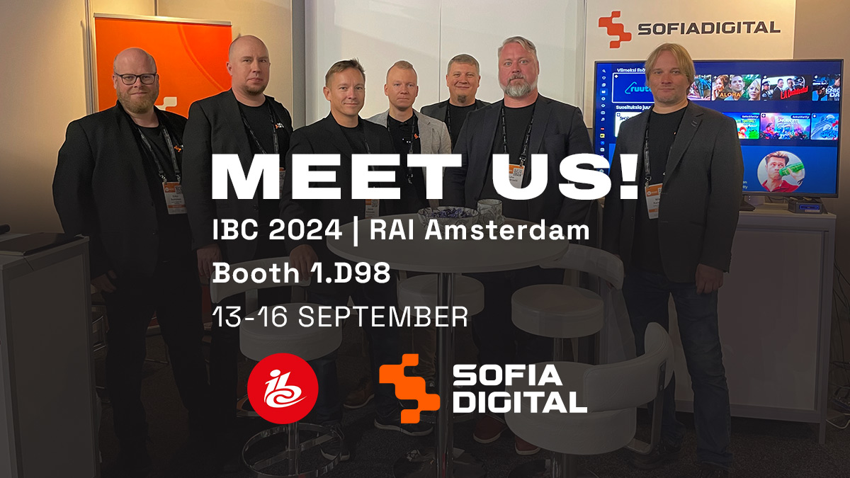 IBC 2024 - meet us - Sofia Digital