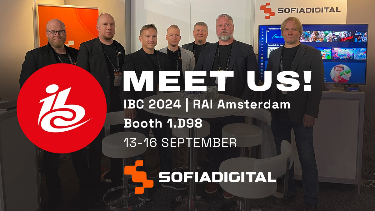 IBC 2024 - meet us - Sofia Digital